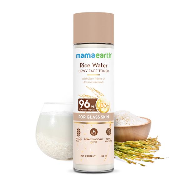 Mamaearth Rice Toner for Face with Rice Water Extract