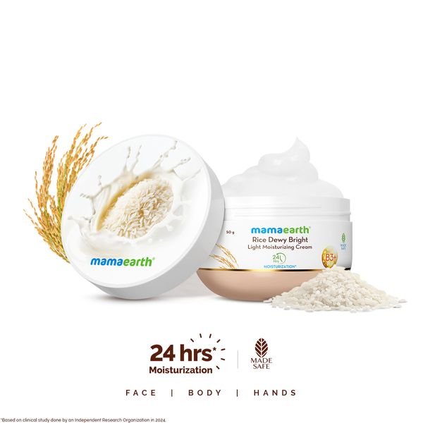 Rice Dewy Bright Light Moisturizing Cream with Rice Water & Niacinamide ...