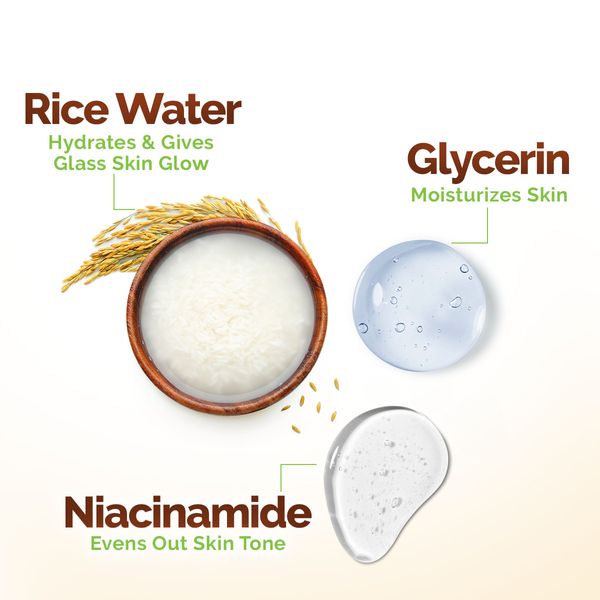 Rice Water Moisturizing Body Wash with Rice Water & Hydrating Lily for ...