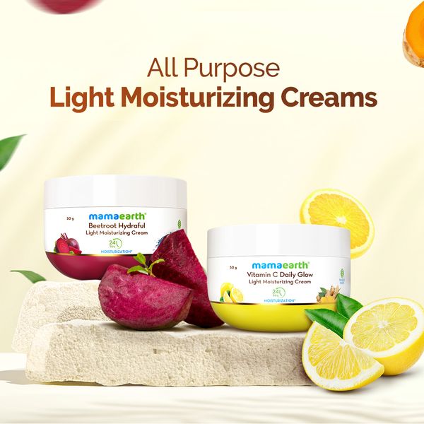 Vitamin C Daily Glow Light Moisturizing Cream with Turmeric & Vitamin C ...