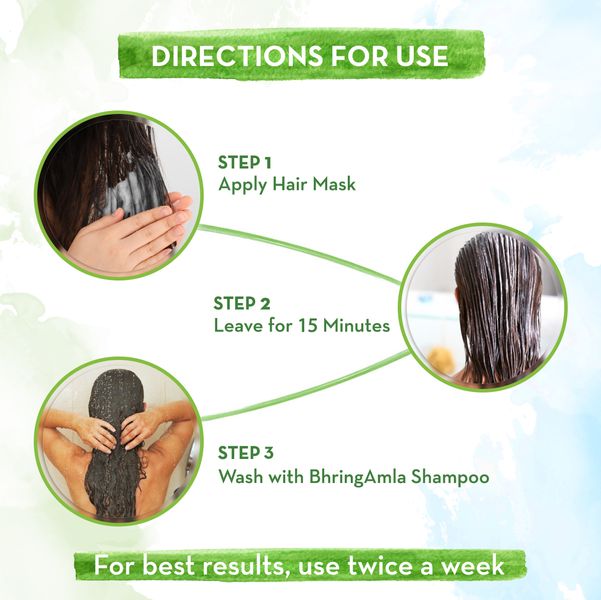 Mamaearth Bhringamla Hair Mask for Intense Hair Treatment - 200 g