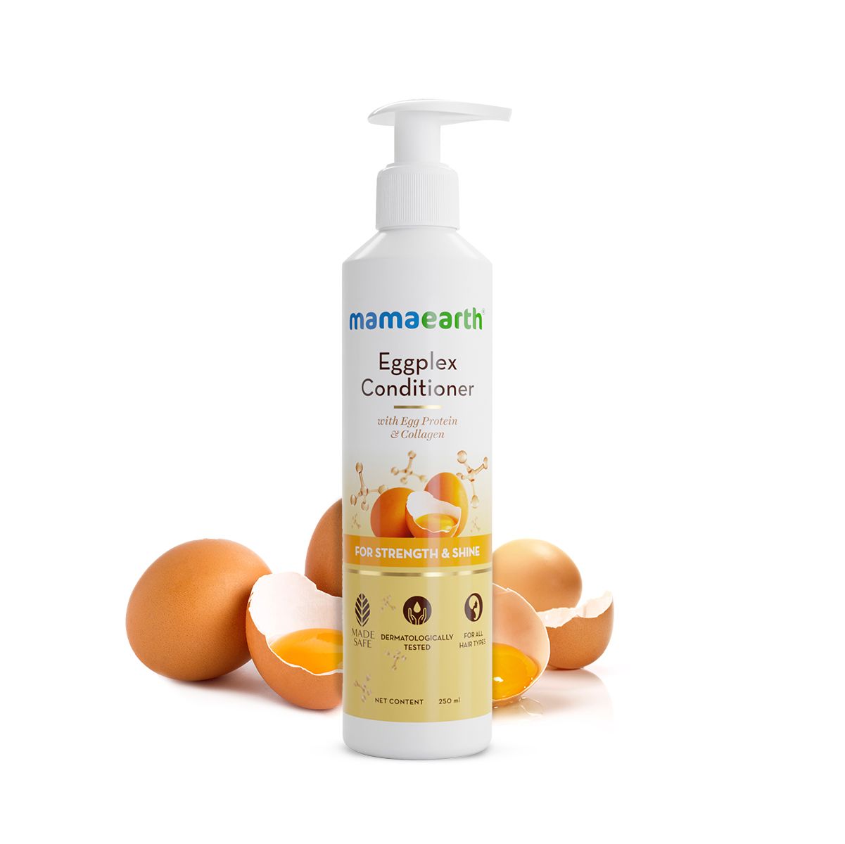 Mamaearth Egg Conditioner for Nourishes Hair & Boosts Shine