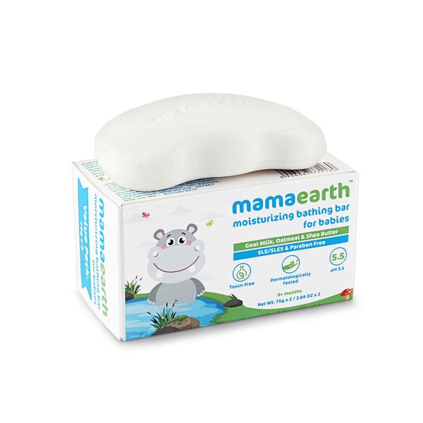 Baby Soap Pack for Moisturizing Skin -2*75 gm | Mamaearth
