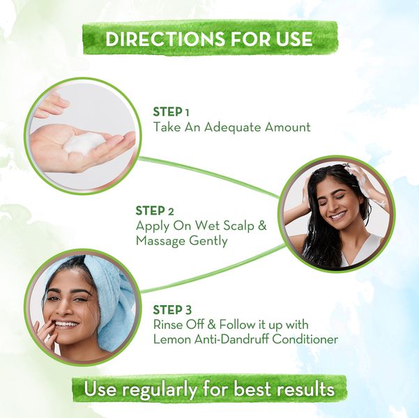 Mamaearth Lemon Shampoo with Ginger for Dandruff free Scalp -250ml