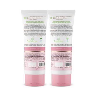 Pack of 2 Mamaearth Multani Mitti Face Wash with Multani Mitti ...
