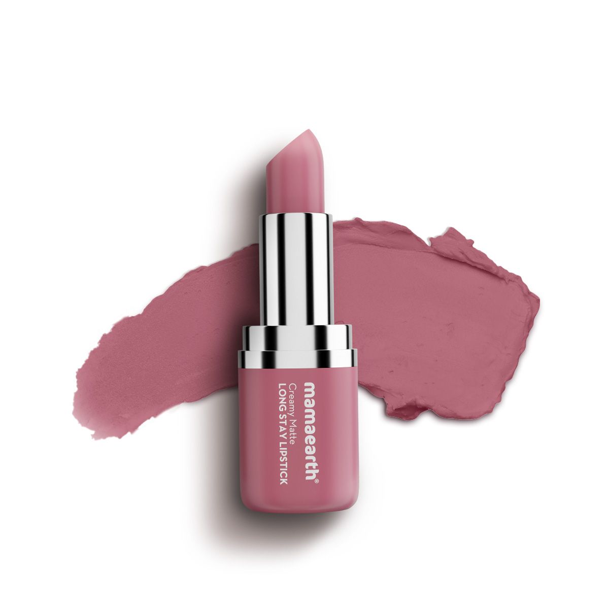 Creamy Matte Long Stay Lipstick with Murumuru Butter and Vitamin E 4.2g Rose Nude