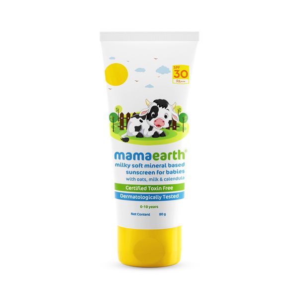 Milky Soft Mineral Based Sunscreen SPF 30 & PA+++ With Oats, Milk and ...