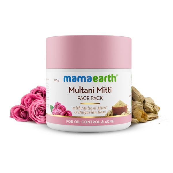 Multani Mitti Face Pack with Bulgarian Rose for Acne -100ml