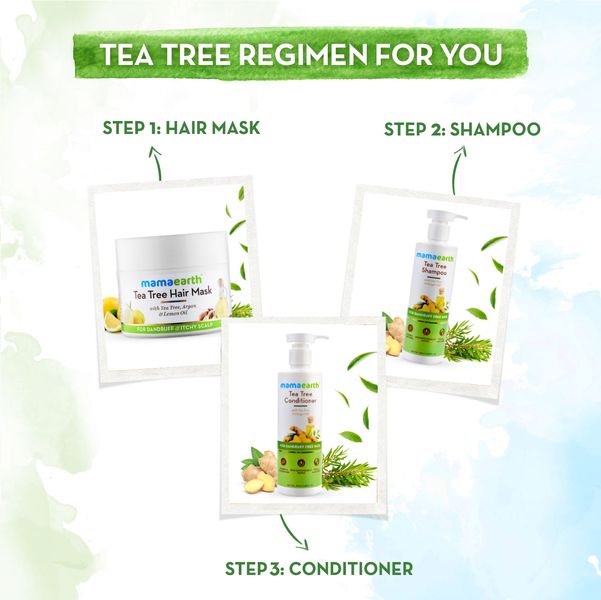 Hair Mask for Dandruff, Tea Tree Hair Mask | Mamaearth