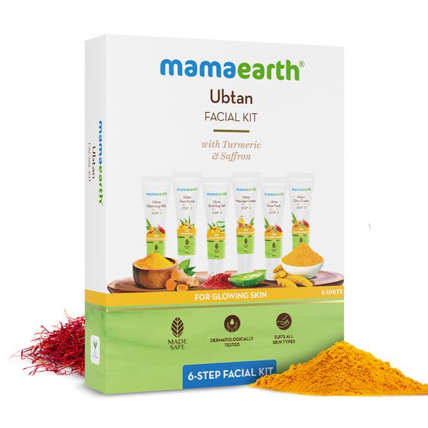 Ubtan Facial Kit for Natural & Glowing Skin- 60g | Mamaearth