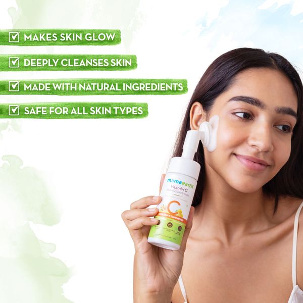 Mamaearth face wash vitamin c store